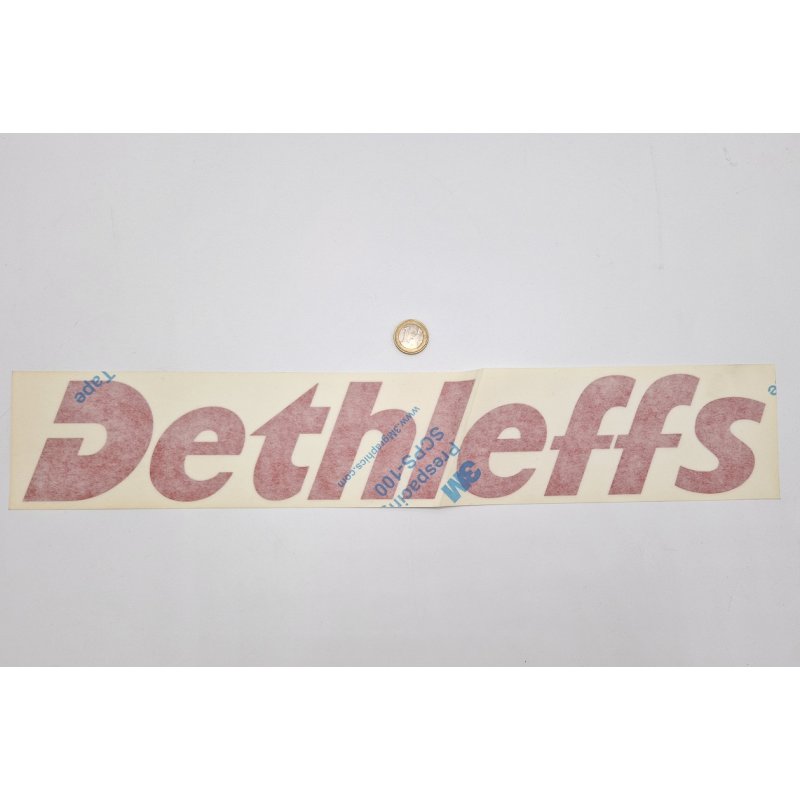 Dethleffs Logo Aufkleber Schriftzug „Dethleffs“ MJ 2013 Heck Deko Emb ...