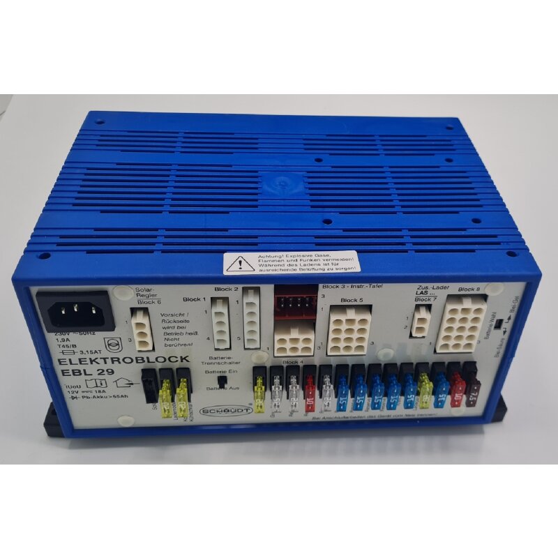 Schaudt (Lippert) Elektroblock EBL 29 Lademodul Energieversorgung U34 ...