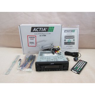 ACTIA Multimedia Radio ACT500 DVD MP3 Player 12-24 V Autoradio I19 ...
