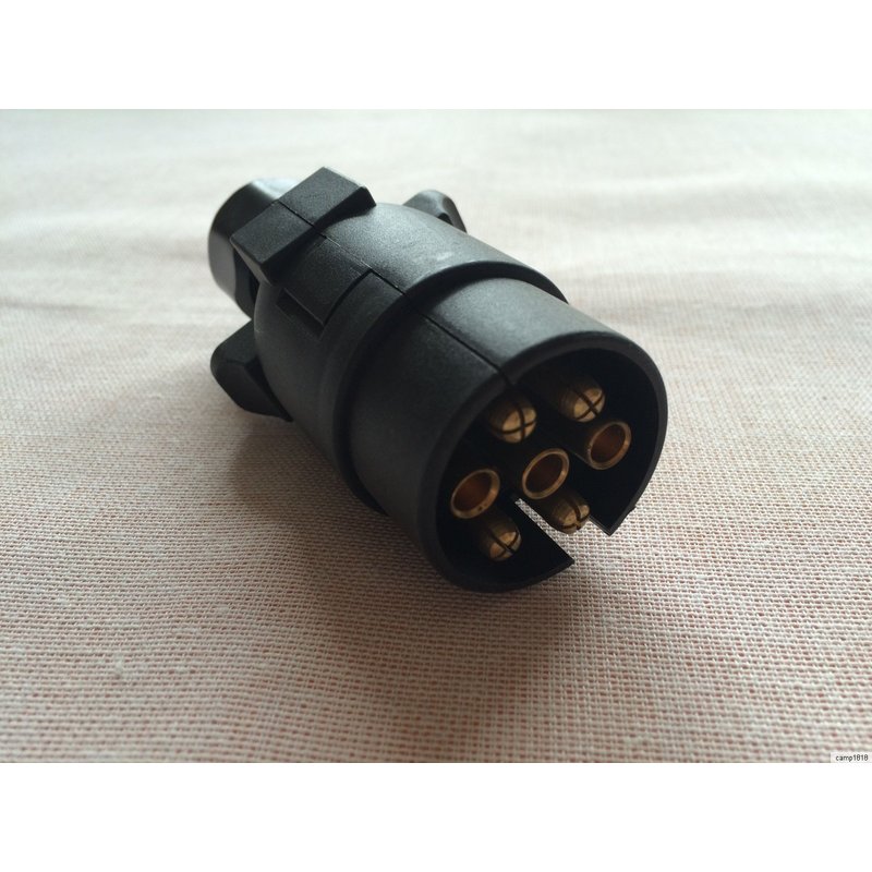 5 Stück 7 poliger Stecker Anhänger Anhängerstecker Anhängekupplung 7 ...
