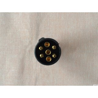 5 Stück 7 poliger Stecker Anhänger Anhängerstecker Anhängekupplung 7 ...